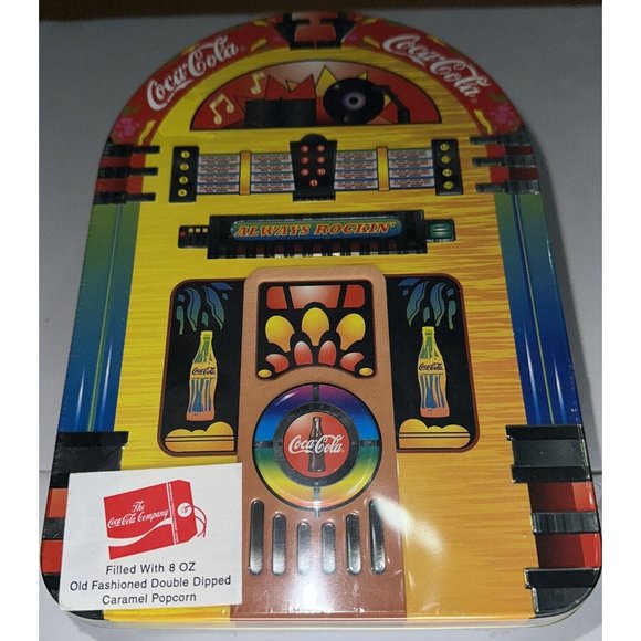 Coca Cola | Accents | Vintage 998 Cocacola Always Rockin Jukebox Tin 6l ...